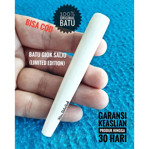 Promo Aksesoris Batu Giok Ice Jade Salju Original Asli Aceh Bulat Pipih ...