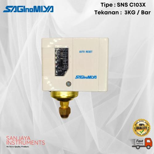 Promo Pressure Switch Saginomiya SNS-C103x Tekanan 0 - 3 Kg/Bar Type ...