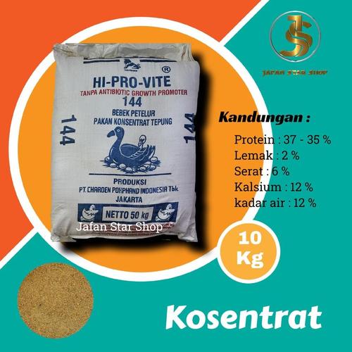 Jual Pakan Kosentrat Itik Bebek Ayam 144 dan K 93 Pakan Tepung 10 kg ...