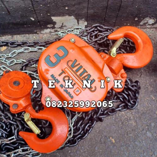 Jual Chain Block Vital 3 Ton × 5 Meter Alat Angkut Barang Made In Japan ...