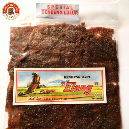 Jual Dendeng Daging Sapi Kering Cap Elang Lulur Manis Pedas Khas ...