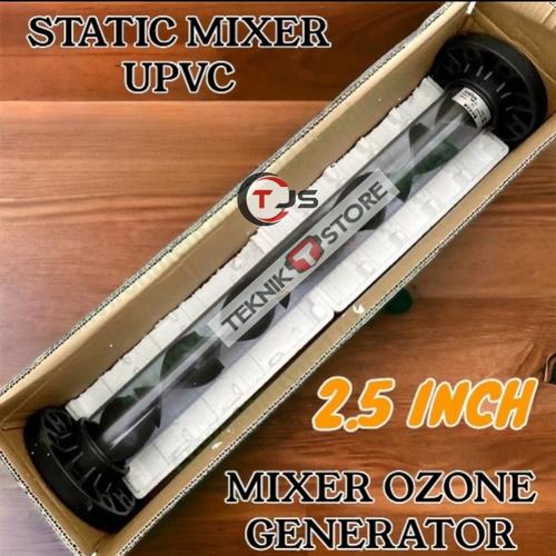 Jual Statis Mixer 2.5 inch static mixer Flange ozone Generator PVDF O ...