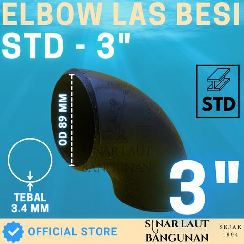 Jual ELBOW BESI LAS 3 Inch STD - Jakarta Utara - Sinar Laut Bangunan ...