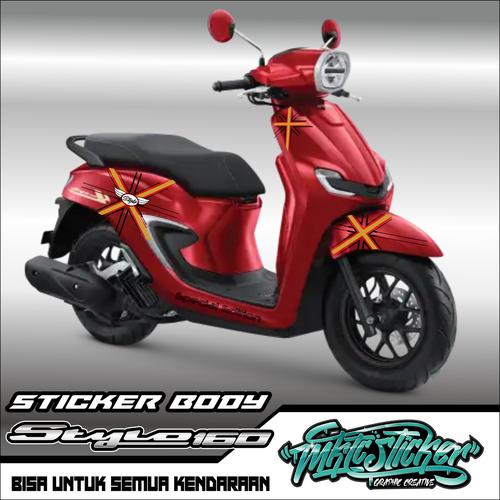Jual VARIASI STICKER HONDA STYLO 160 MODIF BENDERA INGGRIS SIMPLE - Kab ...