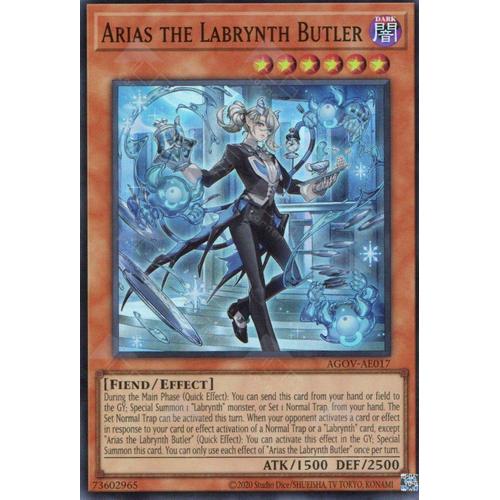 Jual Arias the Labrynth Butler | Varian Rarity | Yugioh AE AGOV-AE017 ...