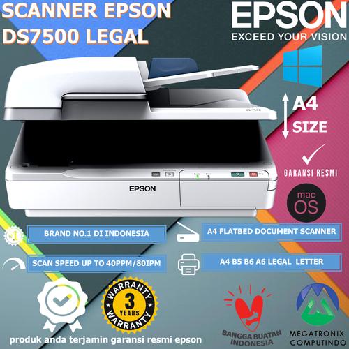Jual Epson WorkForce DS-7500 - DS7500 Duplex ADF Flatbed Document ...