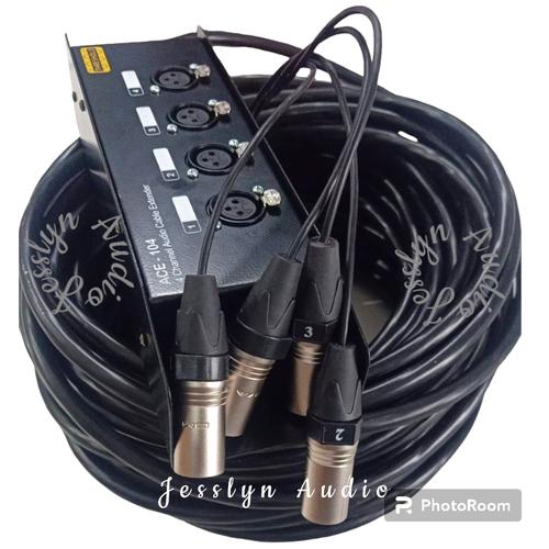 Jual Kabel snake jadi + box 4 channel 30 meter / kabel input 4ch BMA ...