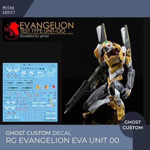 Jual Water Slide Decal RG Evangelion EVA Unit 00 by Ghost Decal - Kab ...