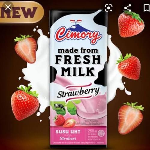 Jual Cimory UHT Fresh Milk Strawberry 250ml - Kab. Bogor - susu yogurt ...