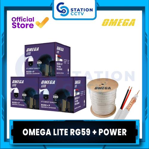 Promo Kabel CCTV Omega RG59 300M / Kabel Coaxial RG59 Omega 300M Cicil ...