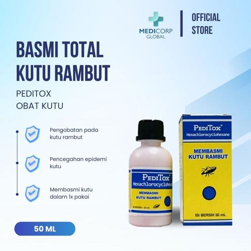 Jual Peditox Obat Kutu Rambut Gatal 50 ML Basmi Total Kutu Rambut ...