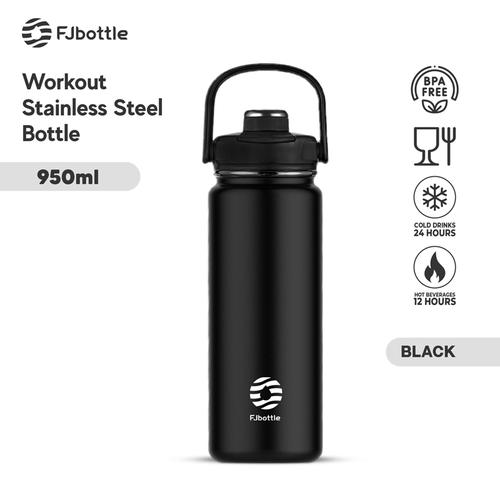 Promo FJbottle - Botol Minum Workout Stainless Steel 950ML Free Sikat ...