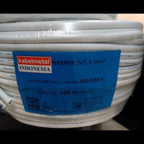 Jual Kabel NYMHY 2X1,5mm METAL ( Kabel isi serabut ) - Jakarta Pusat ...