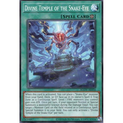 Jual Divine Temple of the Snake-Eye | Normal | Yugioh AE AGOV-AE056 ...