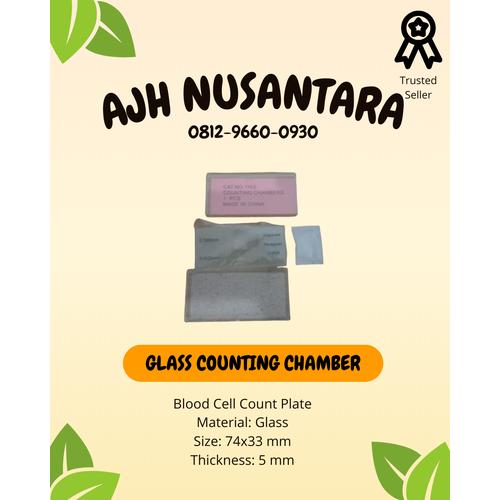 Jual LAB GLASS HEMOCYTOMETER COUNTING CHAMER Blood Cell Count Plate ...