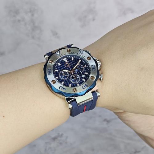 Jual JAM TANGAN GC GUESS COLLECTION Y63001G7MF CRONOGRAPH TALI RUBBER ...