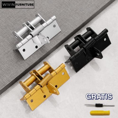 Promo Engsel Pintu Hidrolik Slow Motion Engsel Pintu Rumah Black Gold ...