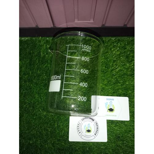 Jual Beaker glass, gelas kimia, gelas takar 1000 ml - Kota Medan ...