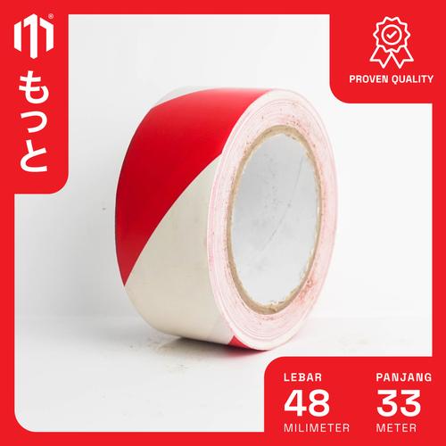 Jual PVC Floor Marking Merah Putih 48mm x 33 Meter - 1 Pcs/Roll (Satuan) - Motto - Jakarta Utara ...