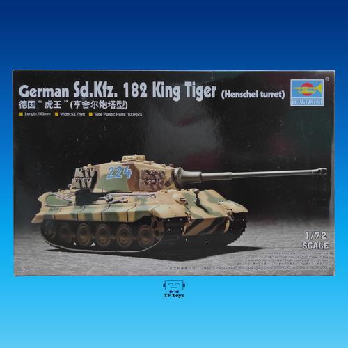 Jual Miniatur Model kit Mokit Tank King Tiger 1:72 Trumpeter - Jakarta ...