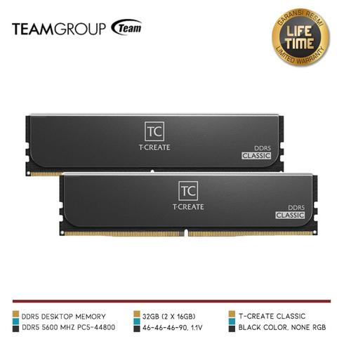 Promo Team T-Create Classic DDR5 2x16GB 5600MHz - CTCCD532G5600HC46DC01 ...