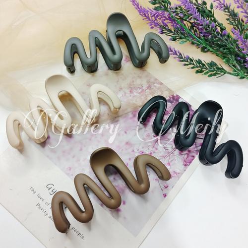 Jual Jepit Jedai Jumbo Aesthetic Bentuk Wave 10cm Jepit Korea hair claw ...