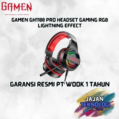 Jual Gamen GH1100 Pro Headset Gaming RGB Lightning Effect | Gamen GH ... Jual Gamen GH1100 Pro Headset Gaming RGB Lightning Effect | Gamen GH ...
