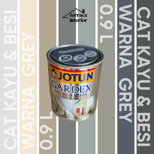 Jual Cat Kayu & Besi Gardex Warna Grey Premium Gloss Jotun 0.9 L ...