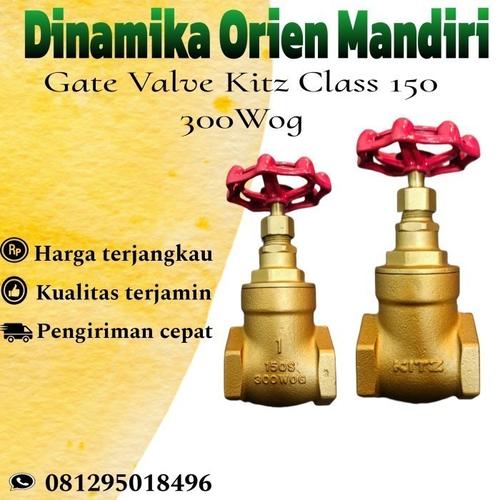 Jual Gate Valve Kitz 3" Inch Kuningan Drat Class 150 Original 300Wog - Jakarta Barat - Dinamika ...