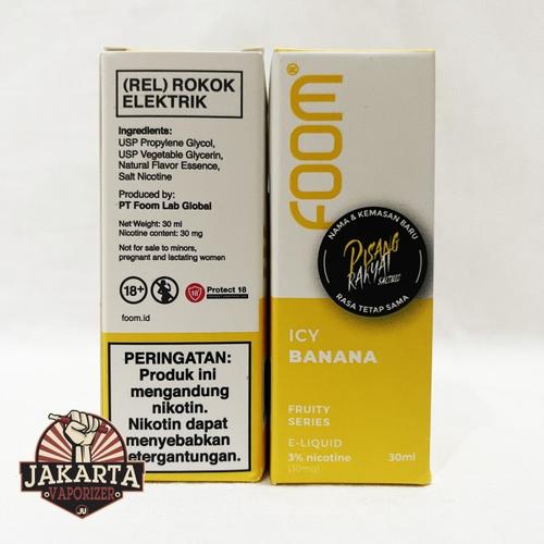 Jual [SALT] FOOM ICY BANANA SALTNIC 30ML 30MG BY FOOM LAB - Jakarta ...