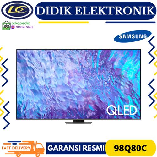 Promo Smart TV Samsung 98Q80C 98 Inch QLED UHD 4K Dolby Atmos ...