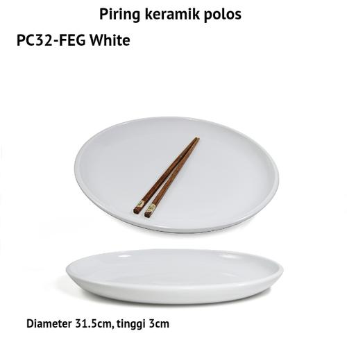 Jual Piring keramik serba guna | Piring makan keramik Besar 28cm-32cm ...