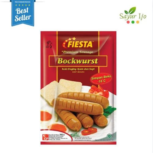 Jual FIESTA Bockwurst Sausage 300 Gr Fresh Frozen Sosis Daging Ayam ...