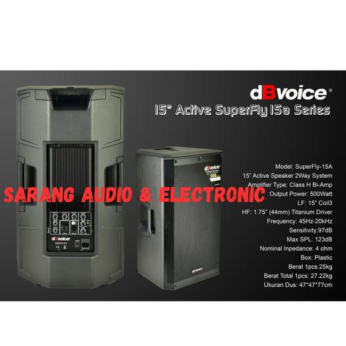 Jual Speaker Aktif dB Voice Superfly 15 A Original 15 inch Active ...