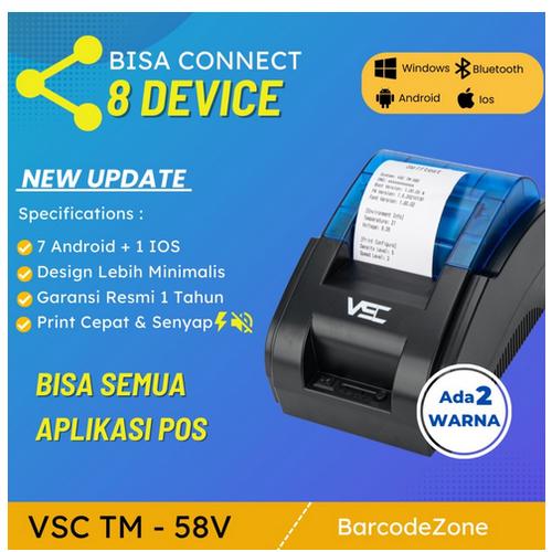 Promo Mesin Printer Alat Cetak Struk Label Nota Kasir VSC TM-58V ...