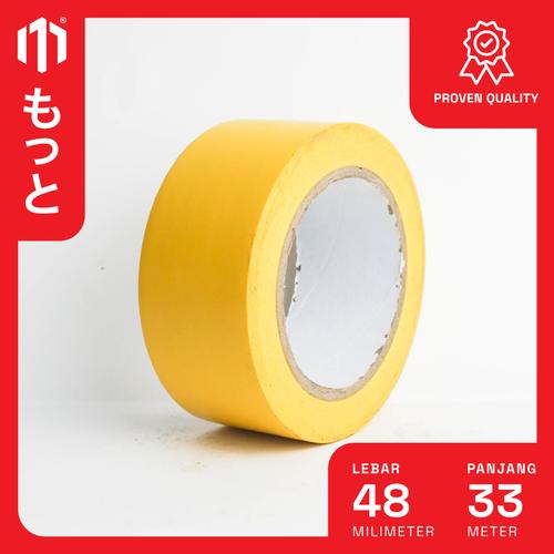 Jual PVC Floor Marking Kuning 48mm x 33M - Lakban Lantai - 1 Pcs/Roll ...