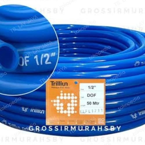 Jual Selang Air 1/2" Trilliun DOP / selang air plastik Per Rol 50 meter ...