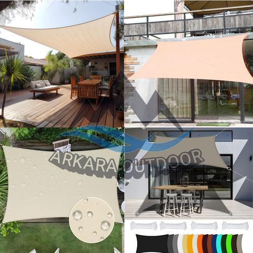 Jual Awning canopy taman ukuran 2x4,9 meter | Sun shade sail | Bahan ...