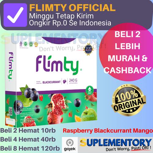 Promo Flimty Fiber Mango Raspberry Blackcurrant Flimtea Flinty Flimti ...