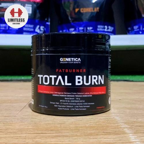 Jual Genetica Total Burn TOTALBURN Fat Burner 40 serving - 100 grams ...