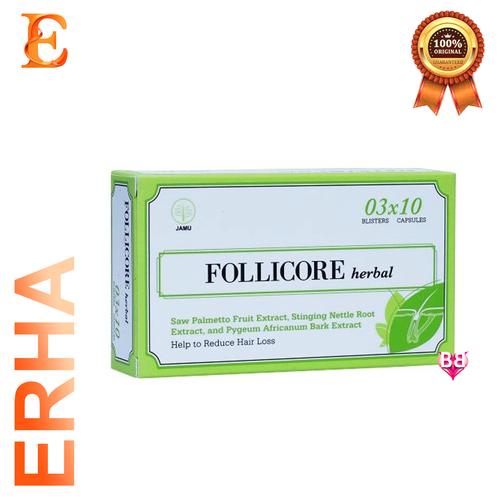 Jual Erha Follicore Herbal - Suplemen Rambut 1 Box / 60 capsules ...