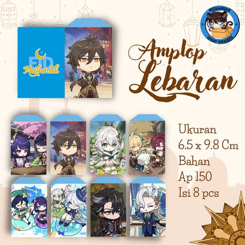 Jual Amplop lebaran anime genshin impact part 2 - Kota Bandung - conan ...