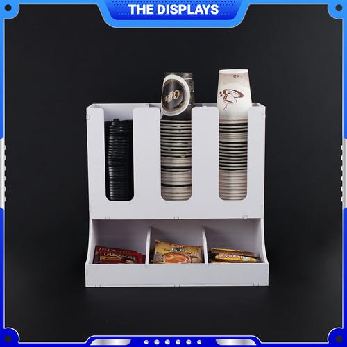 Jual Rak / Rack / Dispenser / Organizer Paper Cup Multifungsi 3 + 1 ...