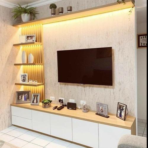 Jual Backdrop TV custom minimalis jakarta timur Interior desain ...