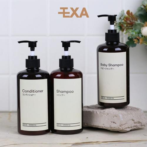 Promo Botol Refill Sabun Cair 500 mL Minimalis Estetik Botol Sabun Pump ...