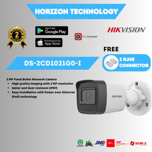 Jual HIKVISION DS-2CD1021G0-I 2MP H.265 EXIR POE BULLET OUTDOOR IP CAMERA - Jakarta Pusat ...