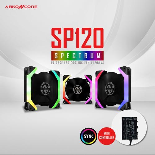 Jual Fan Casing Abkoncore SPIDER SPECTRUM 5in1 (5 Fan RGB + Controller ...