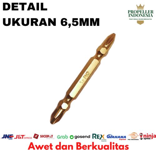 Jual Mata Obeng Magnet Gold Mata Bor Gypsum 65mm Sekrup Gipsum Magnetik ...