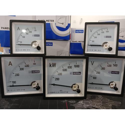 Jual Ampere Meter Indirect CT/5A 96x96 50A-1000A ALPHA - 200A - Jakarta ...