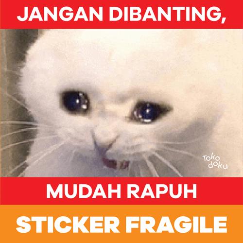 Jual Sticker Fragile Unik / sticker Fragile lucu / label fragile lucu ...